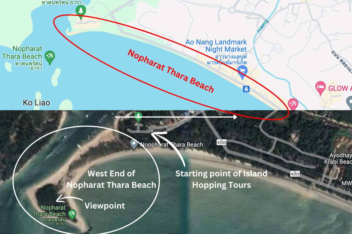 Nopharat Thara Beach - Hidden Viewpoint In Ao Nang, Krabi